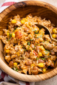 Ground Turkey Taco Rice Skillet - Everyday Family Eats