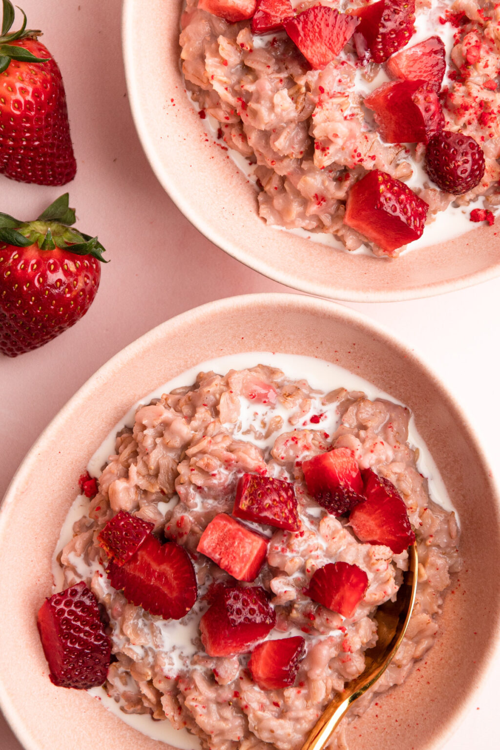 Strawberry Oatmeal - Everyday Family Eats