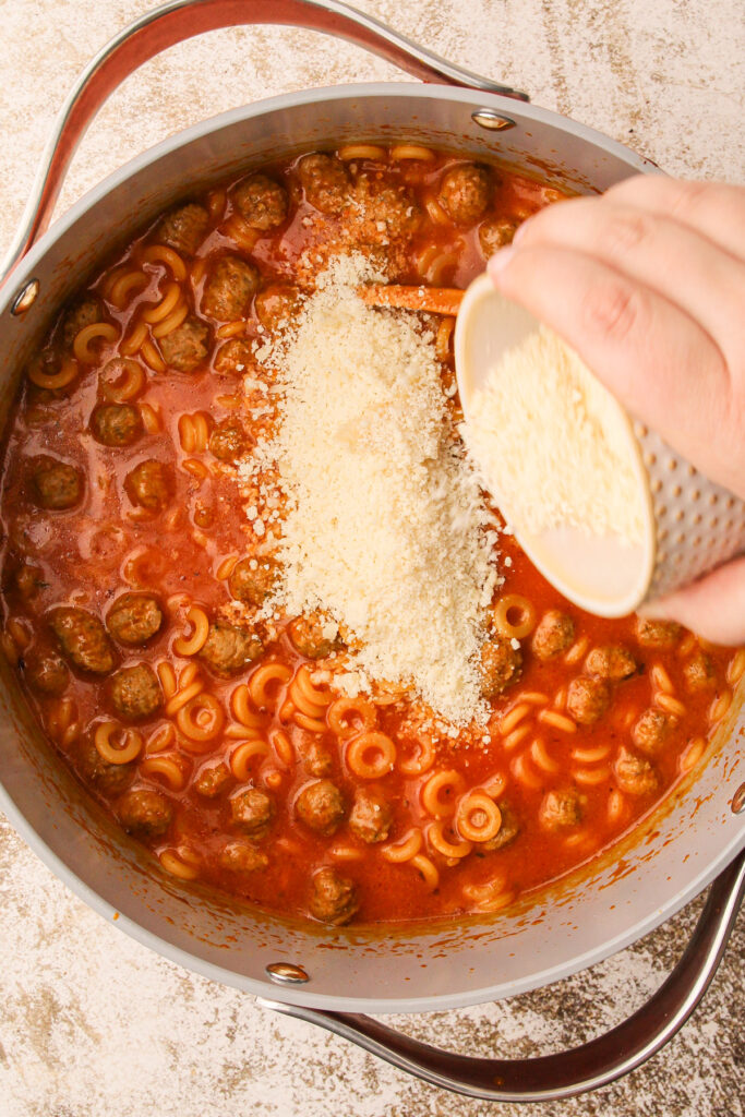 Easy Homemade Spaghetti O's with Meatballs - Everyday Family Eats