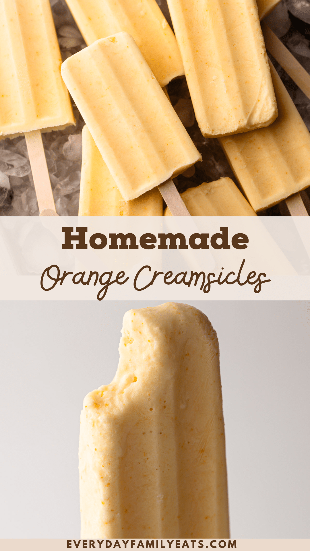 Homemade Orange Creamsicles - Everyday Family Eats